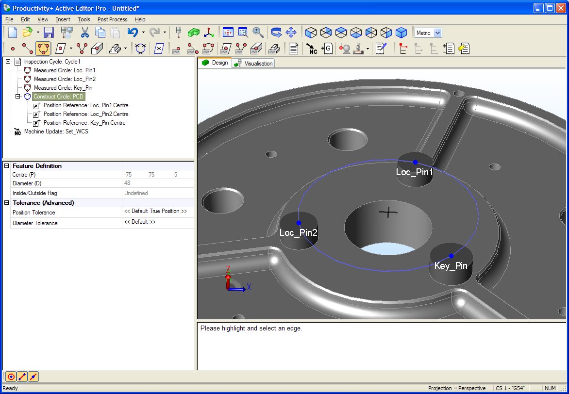 Enhanced PC-based probing software is available to machine tool users