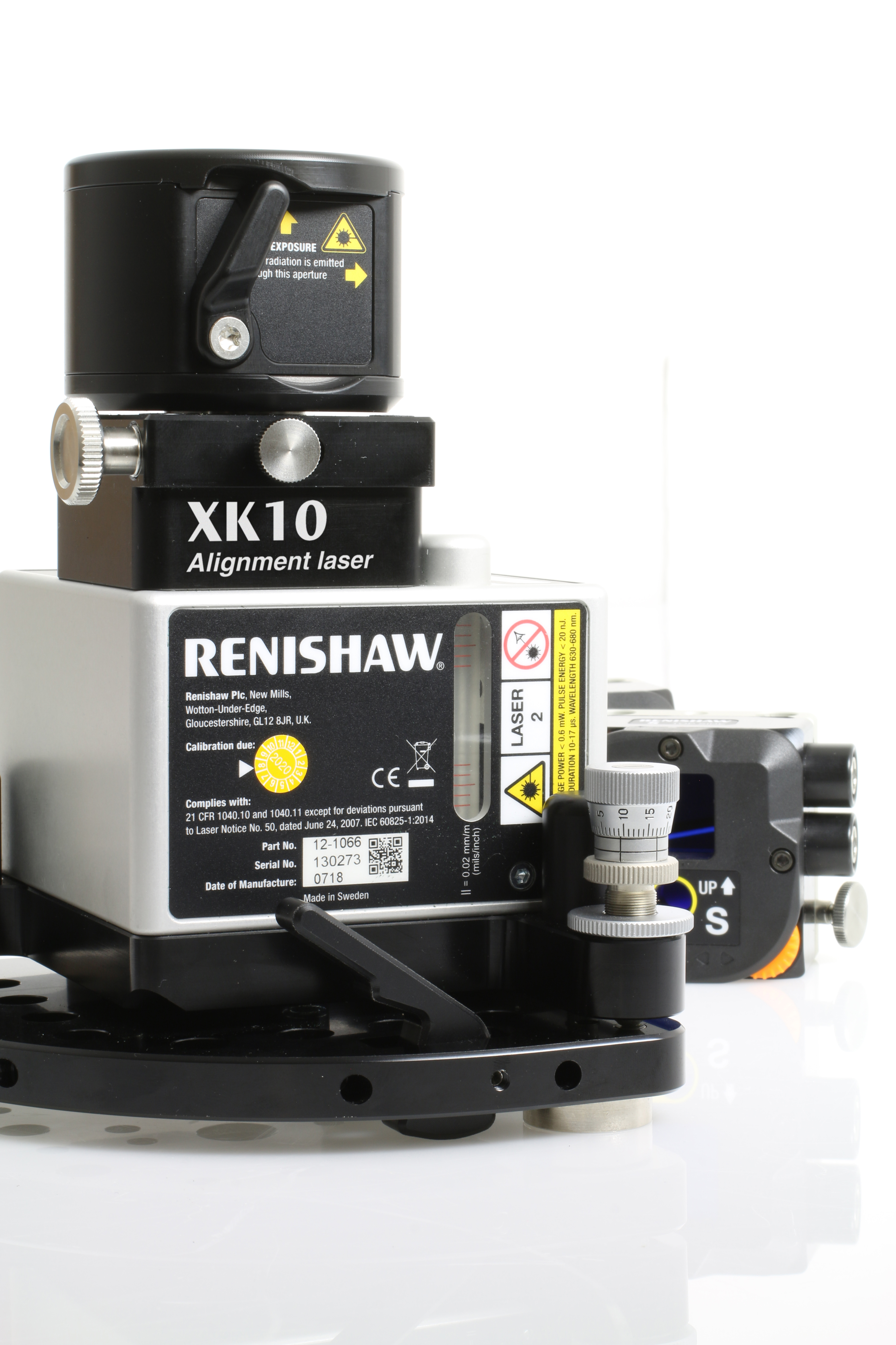 XK10 alignment laser system