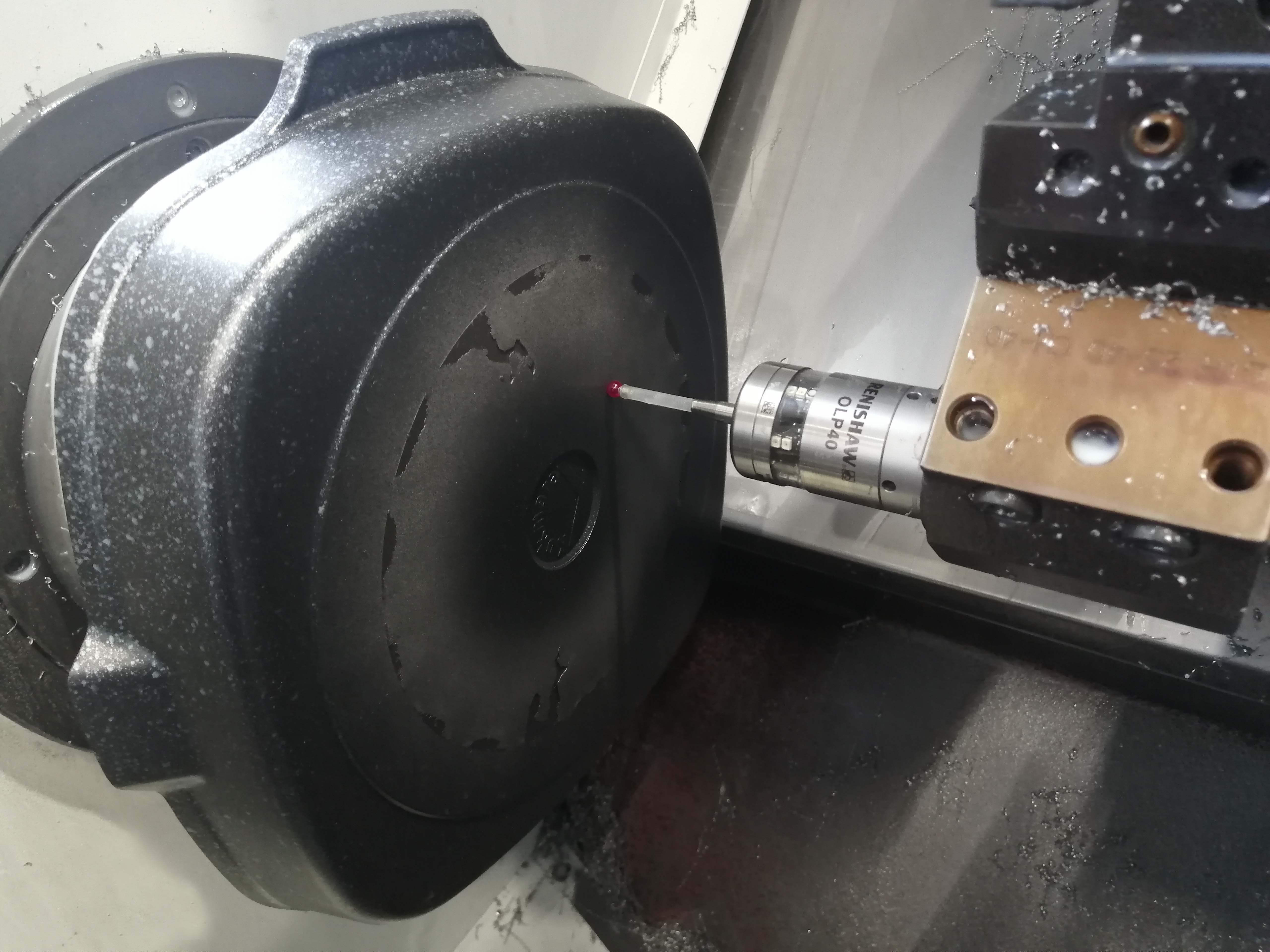 Touch probes speed up the machining process of induction cookware
