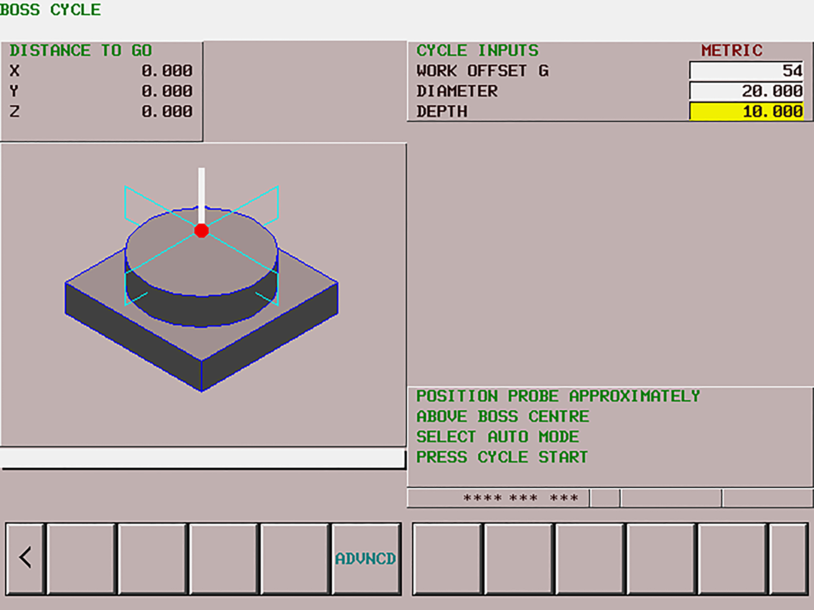 GUI for Fanuc CNC machine tool controls