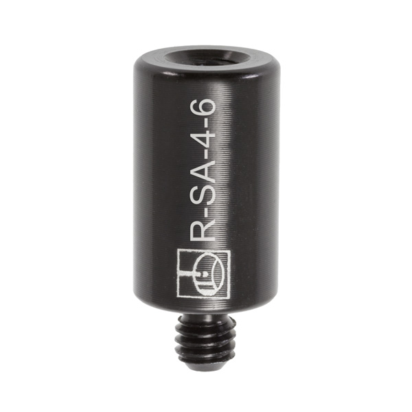 Product R-SA-4-6, Ø9 mm × 15 mm steel standoff adaptor with M6 bottom ...