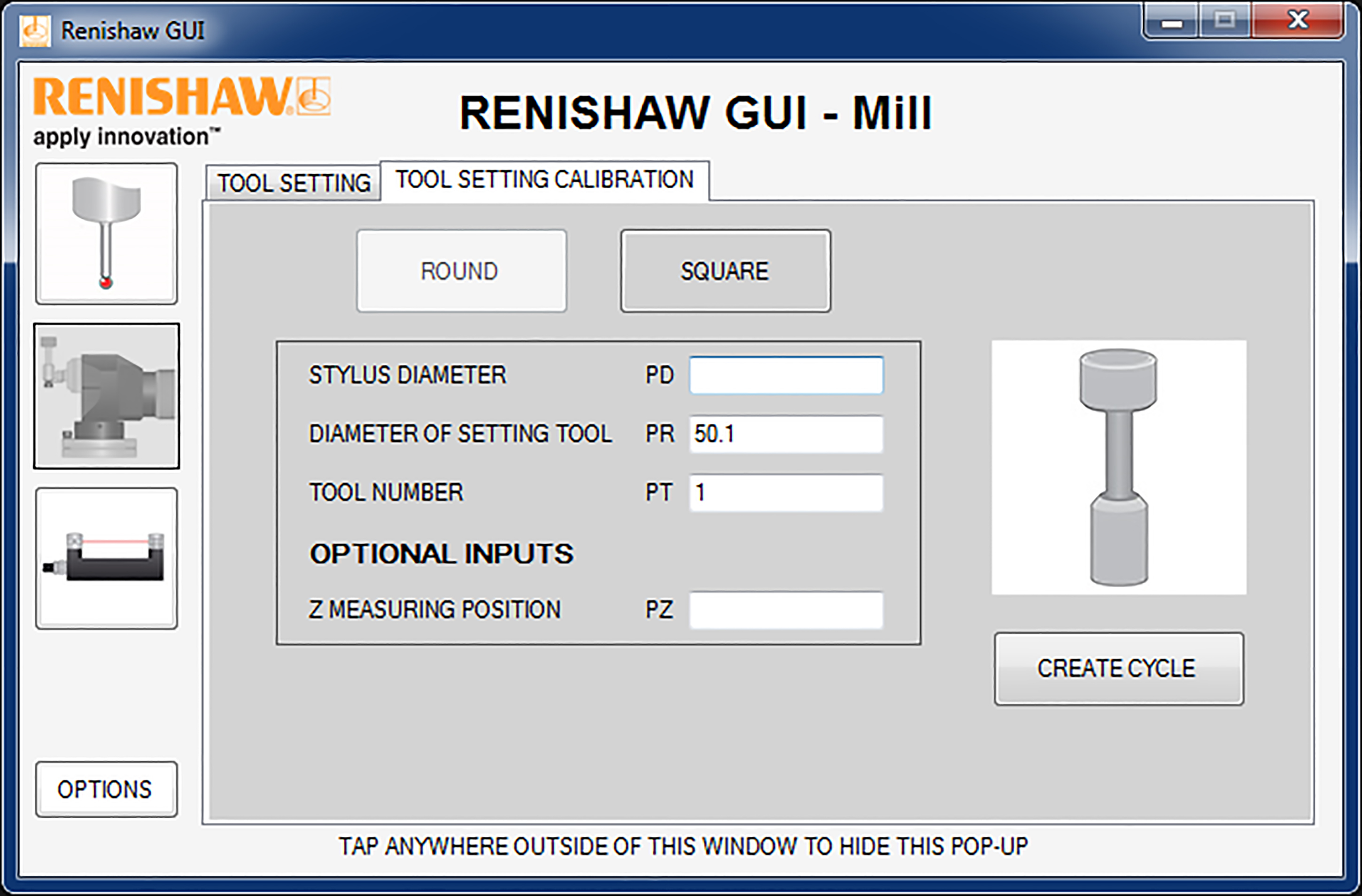 GUI for Okuma CNC machine tool controls