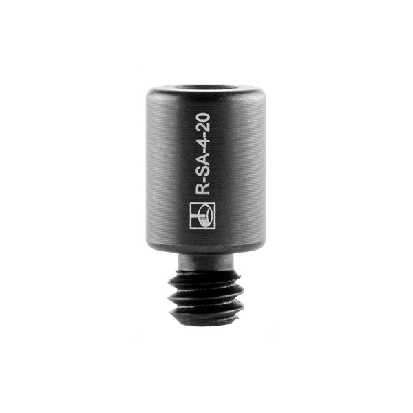 Product R-SA-4-20, Ø0.375 in × 0.50 in steel standoff adaptor with 1/4 ...