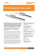 Data sheet: RTLA30 absolute linear scale