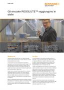 Data sheet: RTLA high accuracy absolute linear encoder scale system