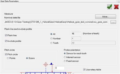 Technical drawing: Gear spline - 7
