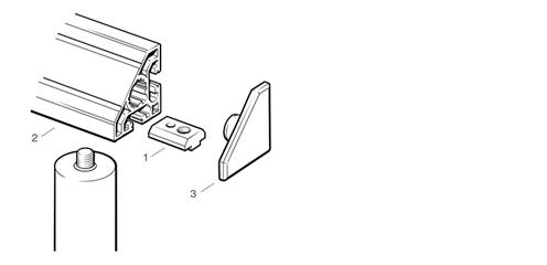 Fitting end caps to MRS rail