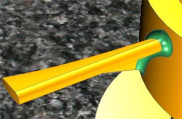 Selecting root fillet faces