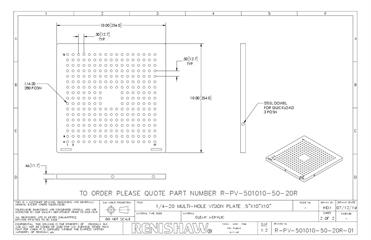 Technical drawing: R-PV-501010-50-20R