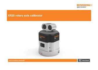 User guide: XR20 rotary axis calibrator