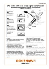Data sheet: LP2 probe with hard wired signal transmission