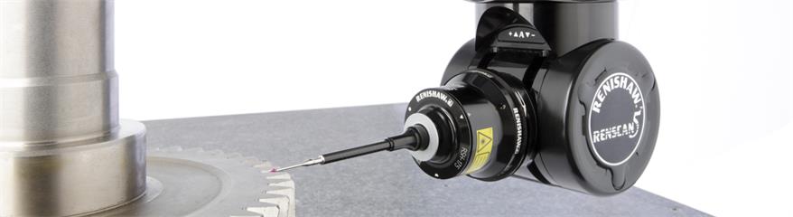 REVO­® 5-axis measurement system fitted to a CMM measuring a gear ...