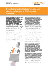 News release: Groundbreaking absolute linear encoder and rotary (angle ...