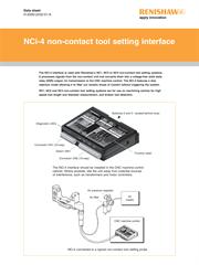 NCi-4 non-contact tool setting interface data sheet