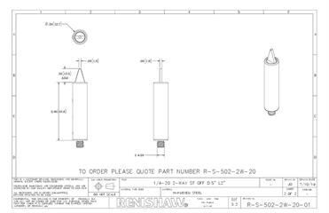 Technical drawing: R-S-502-2W-20