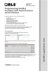 Application note: Programming AksIM-2 encoders with Asynchronous serial ...