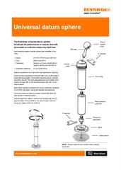Data sheet: Universal datum sphere