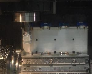 RAMTIC turning operation wash cycle and part unload