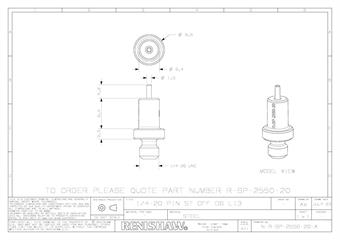 Technical drawing: R-SP-2550-20