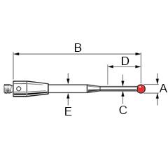 Technical drawing: sprint stylus