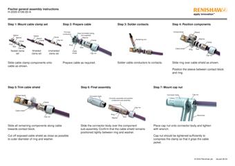 Installation guide: Fischer cable assembly instructions