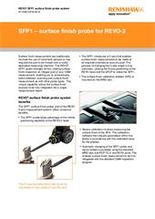 Leaflet: SFP1 surface finish probe for REVO-2