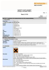 Safety data sheet: Resin 3175 B 726102001