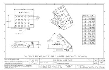 Technical drawing: R-PCA-5023-50-20