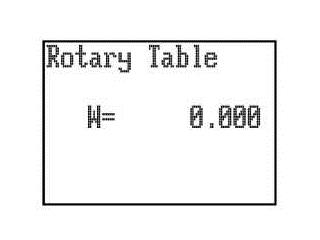 MCU rotary table screen