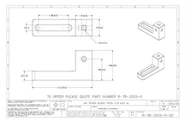 Technical drawing: M6 Tower block with base