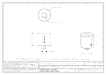 Technical drawing: R-SA-10-20