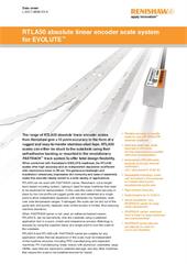 Data sheet: RTLA50 absolute linear encoder scale system for EVOLUTE™