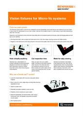 Data sheet: Vision fixtures for Micro-Vu systems