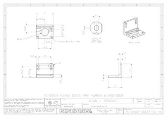 2D drawing: ATOM L bracket