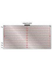 Half-grid map of surface plate
