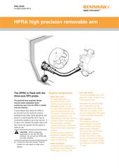 Data sheet: HPRA high precision removable arm