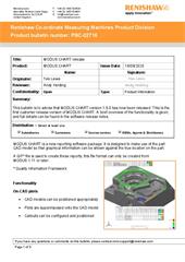 Product bulletin: PBC-02716 - MODUS CHART release