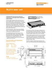 Data sheet: RLU10 laser unit