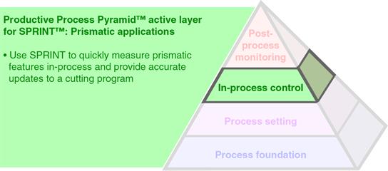 Productive Process Pyramid™ in-process control for SPRINT™: Prismatic