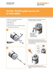 Leaflet: OLP40 / RLP40 eyelid service kit