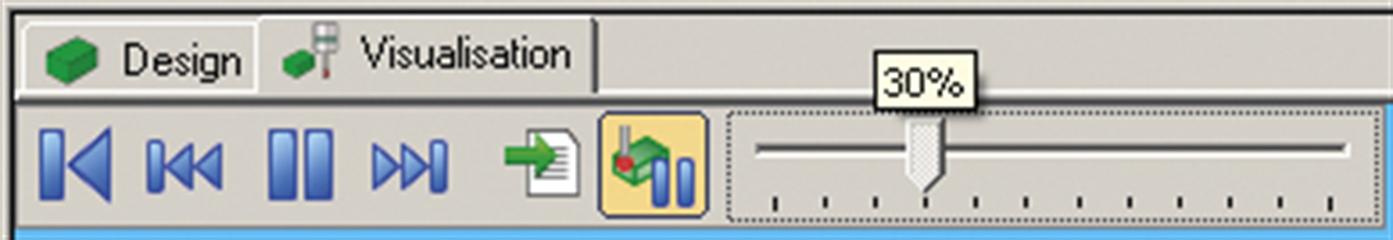 Visualisation slider tool