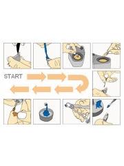 Lost wax casting diagram