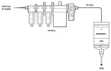 SP80 air filter system diagram