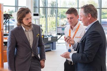 Michiel Holthinrichs (left) Charlie Birkett (centre) Philippe Reinders ...