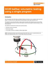 Application note: QC20 volumetric testing using a single program