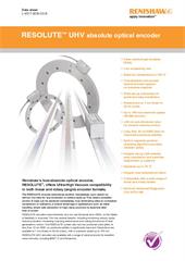 Data sheet: RESOLUTE™ UHV absolute optical encoder