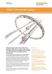 Data sheet: TONiC™ UHV encoder system