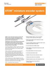 Data sheet: ATOM miniature encoder system