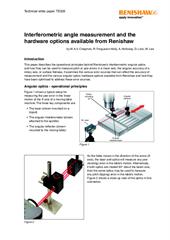 White paper: Interferometric angle measurement and the hardware options ...