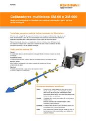 Folheto: Calibradores multieixos XM-60 e XM-600